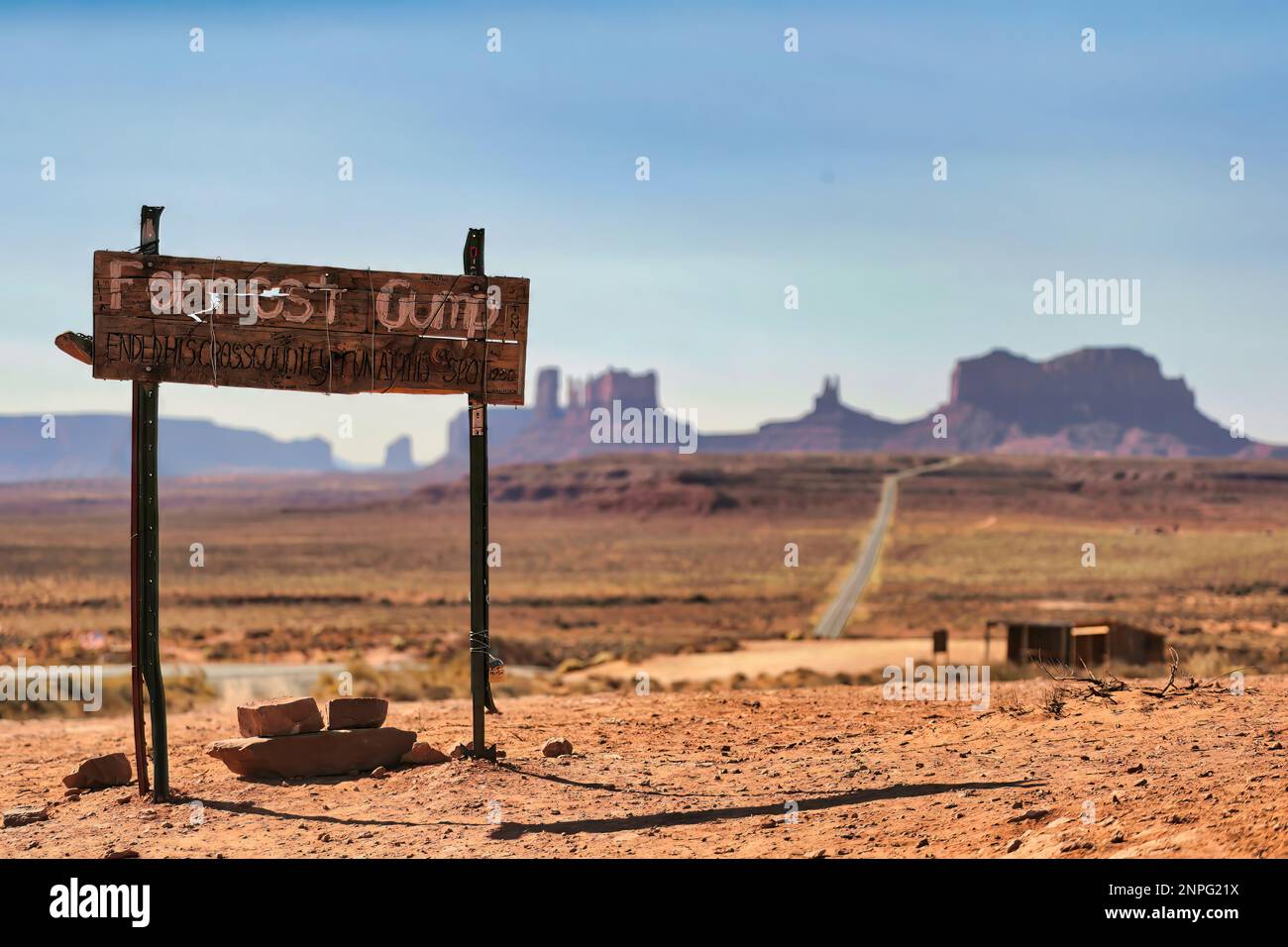 Forrest Gump viewing point at Monument Valley, Utah Stock Photo - Alamy