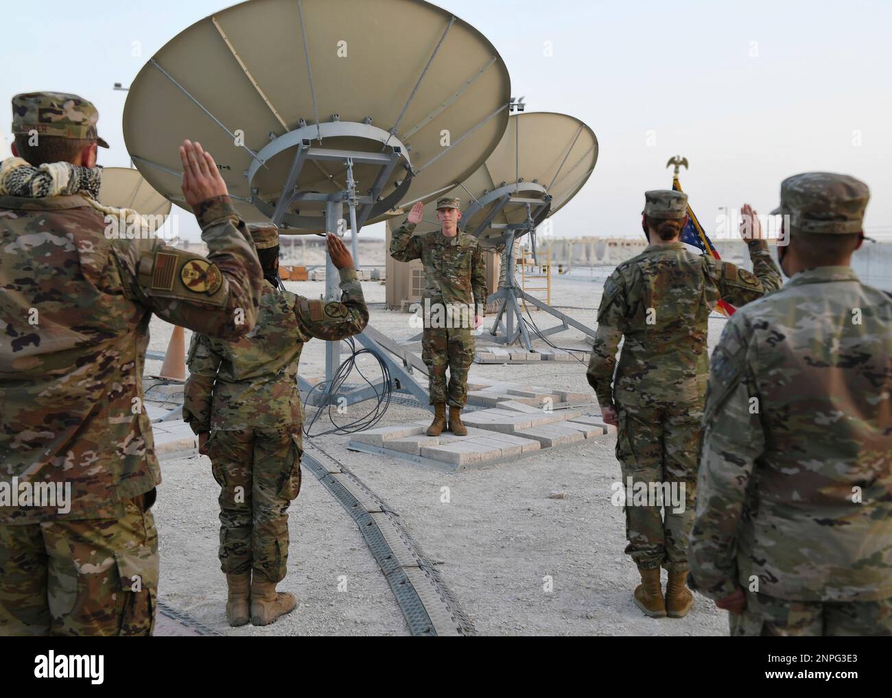 In this photo released by the U.S. Air Force, Col. Todd Benson, the U.S ...