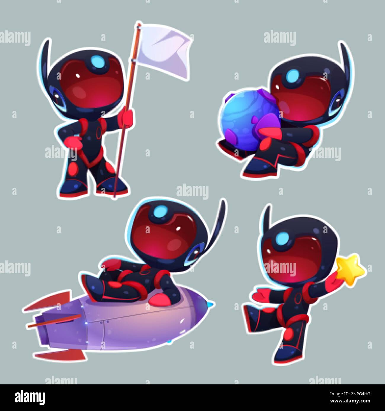 Shuttle spacewalk Stock Vector Images - Alamy