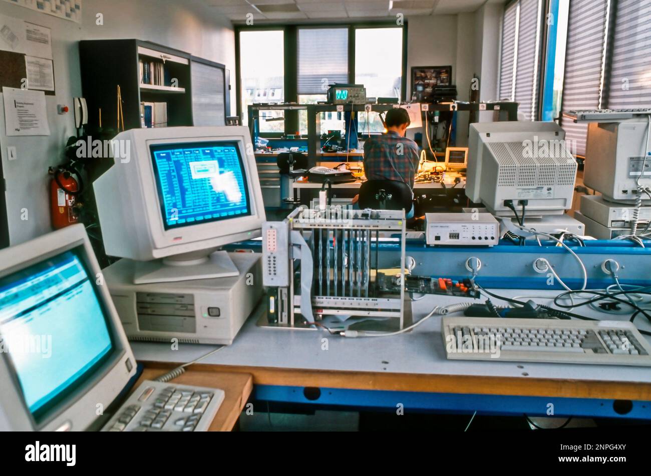 Rennes, France - View inside Workshop, Research & Development Hi-Tech ...