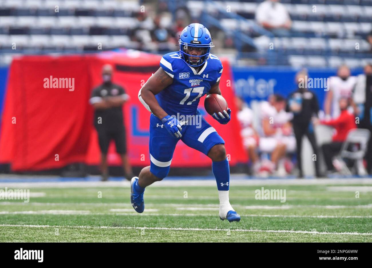 ATLANTA, GA - SEPTEMBER 19: Georgia State running back Destin Coates ...