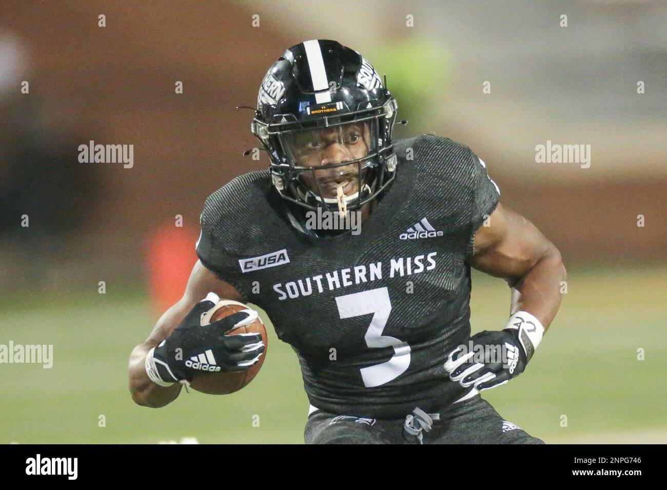 HATTIESBURG, MS - SEPTEMBER 19: Southern Miss Golden Eagles running ...