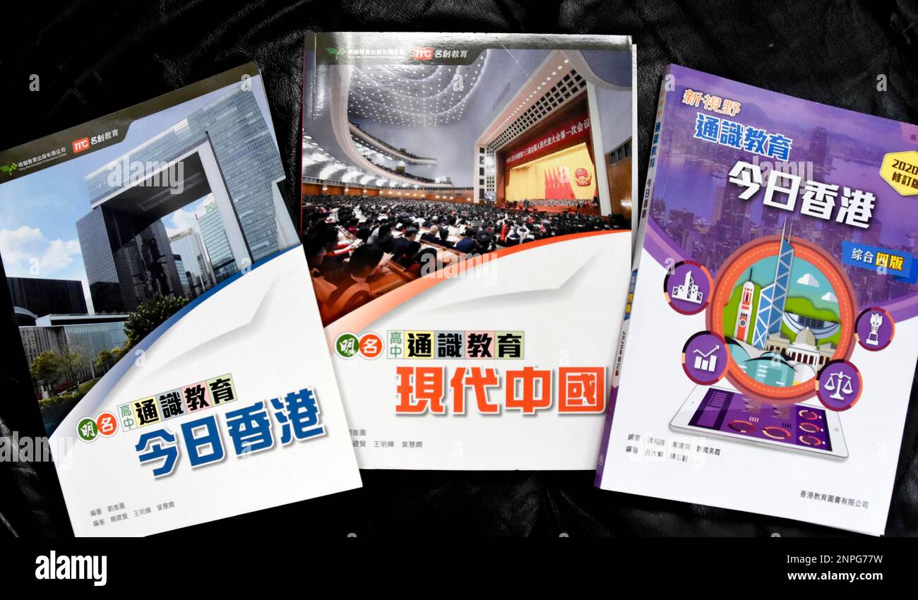 Textbooks of Liberal Education for Hong Kong's high school students are ...