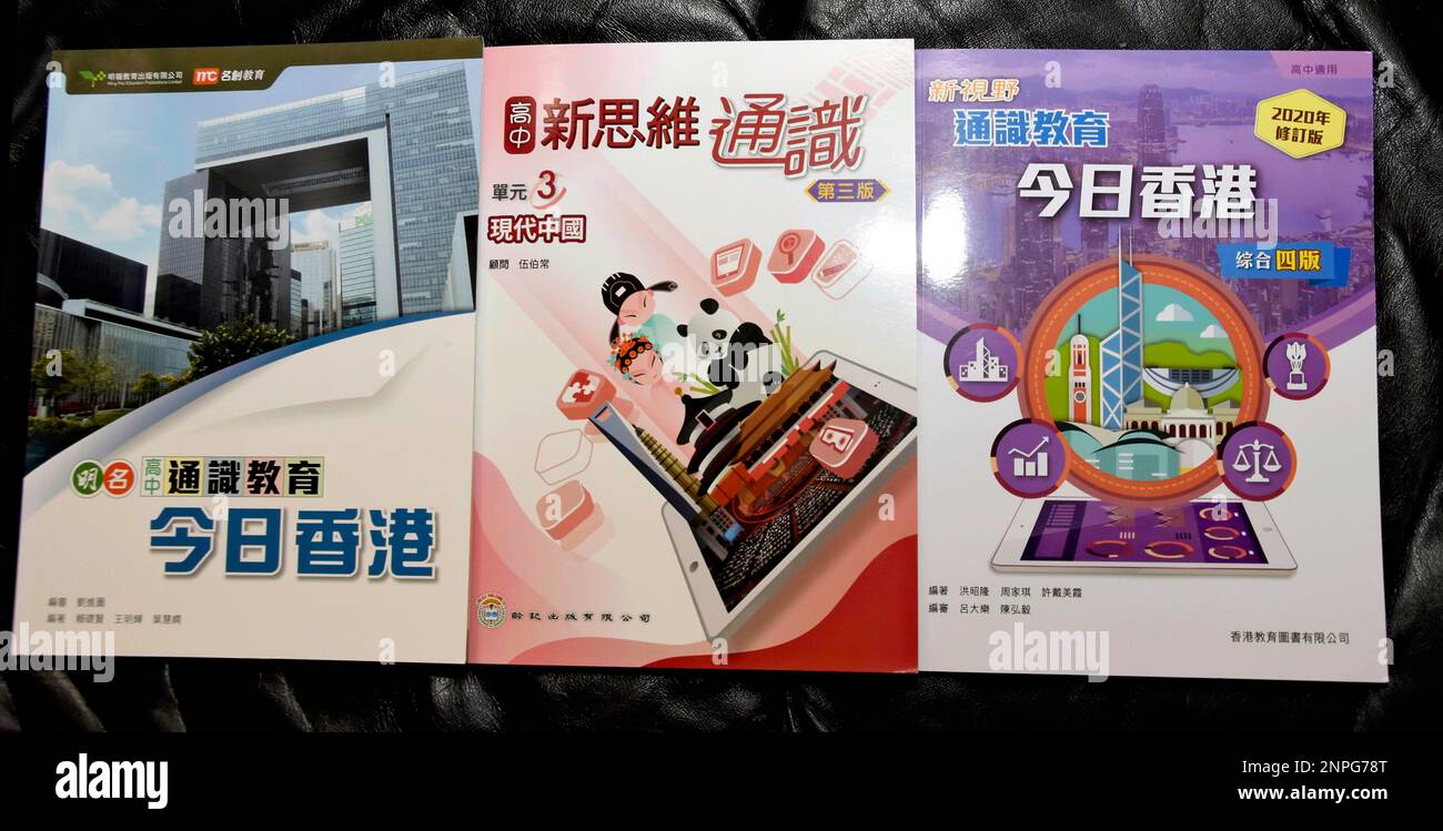 Textbooks of Liberal Education for Hong Kong's high school students are ...