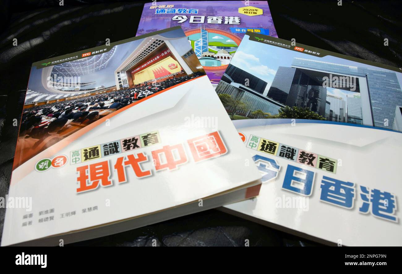Textbooks of Liberal Education for Hong Kong's high school students are ...
