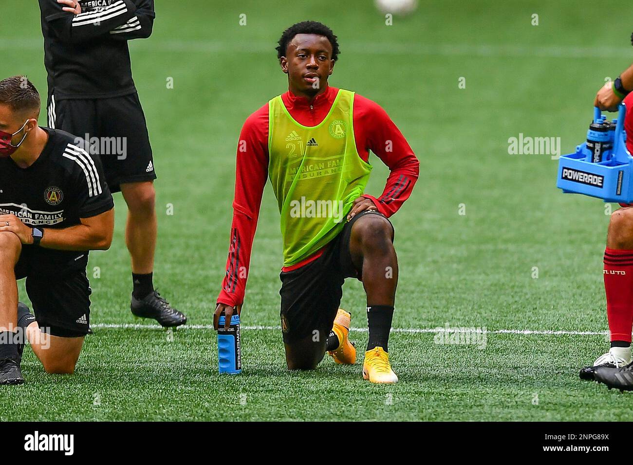 ATLANTA, GA – SEPTEMBER 19: Atlanta United defender George Bello (21 ...
