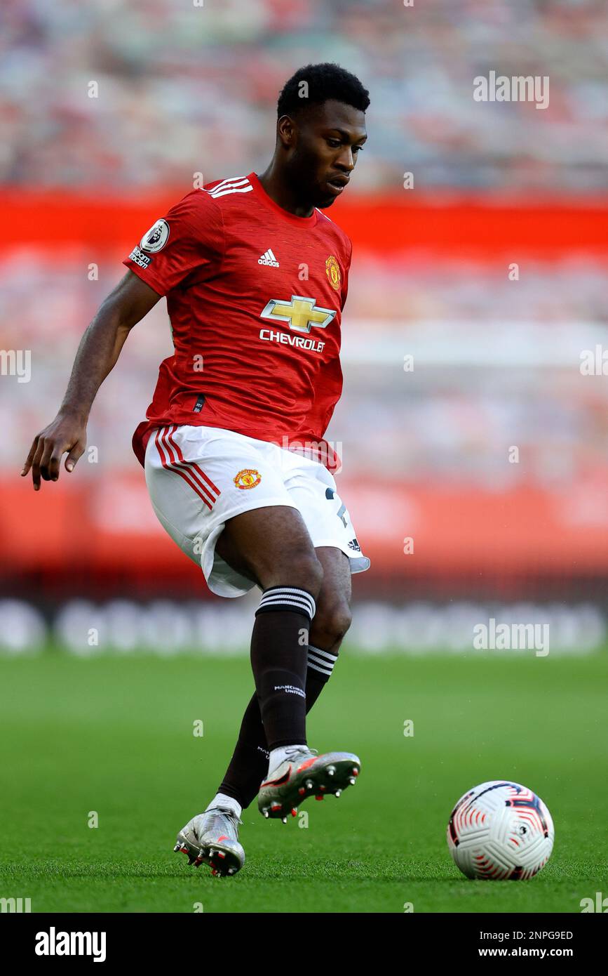 Manchester United's Timothy Fosu-Mensah controls the ball during the ...