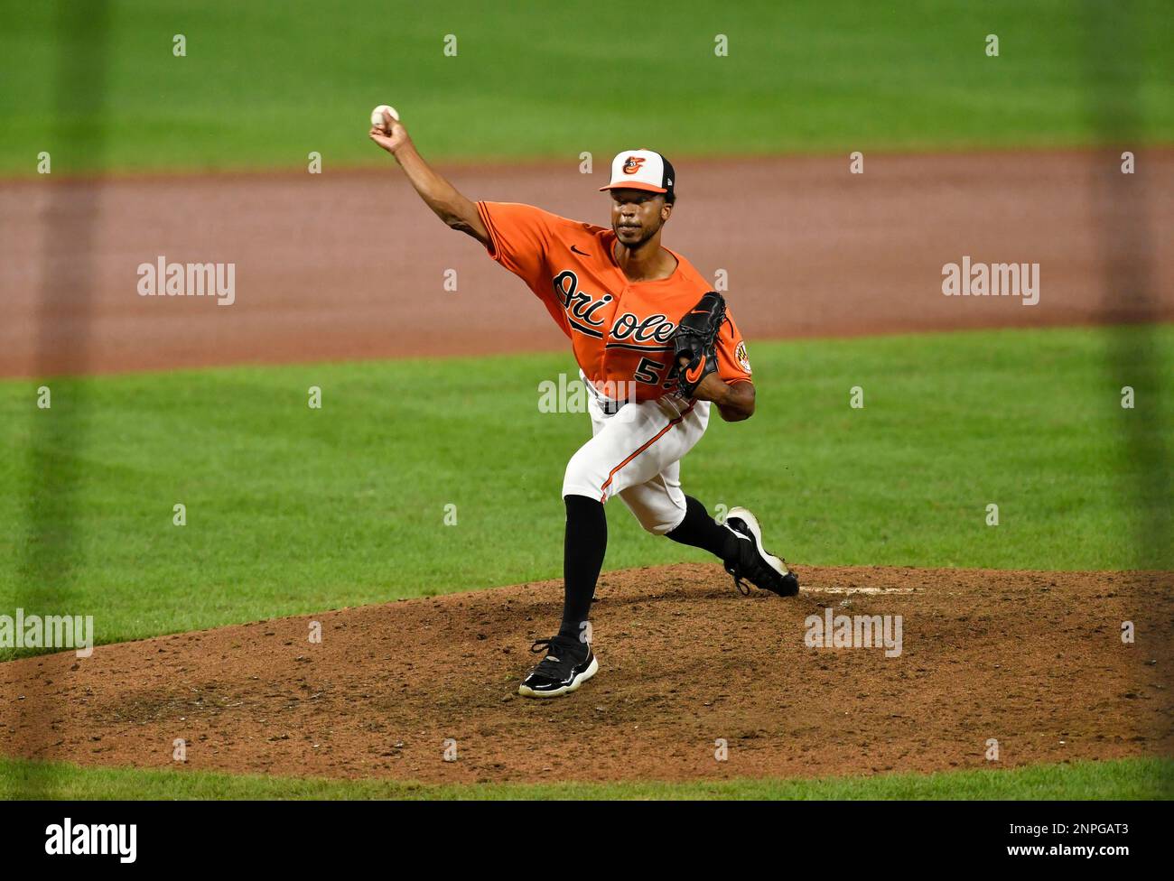 BALTIMORE, MD - SEPTEMBER 17: Baltimore Orioles pitcher Dillon Tate (55 ...