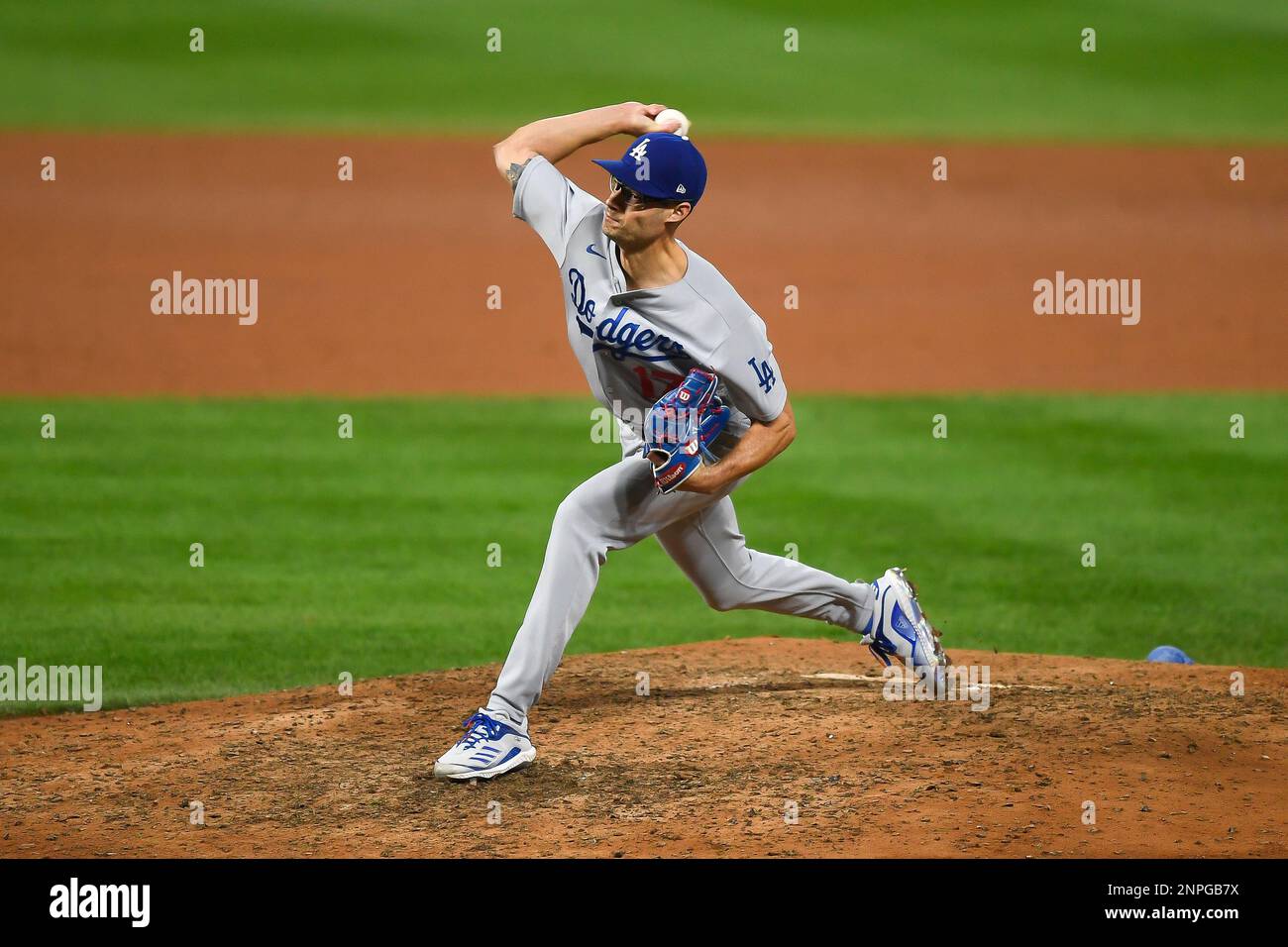 DENVER, CO - SEPTEMBER 17: Los Angeles Dodgers relief pitcher Joe Kelly ...