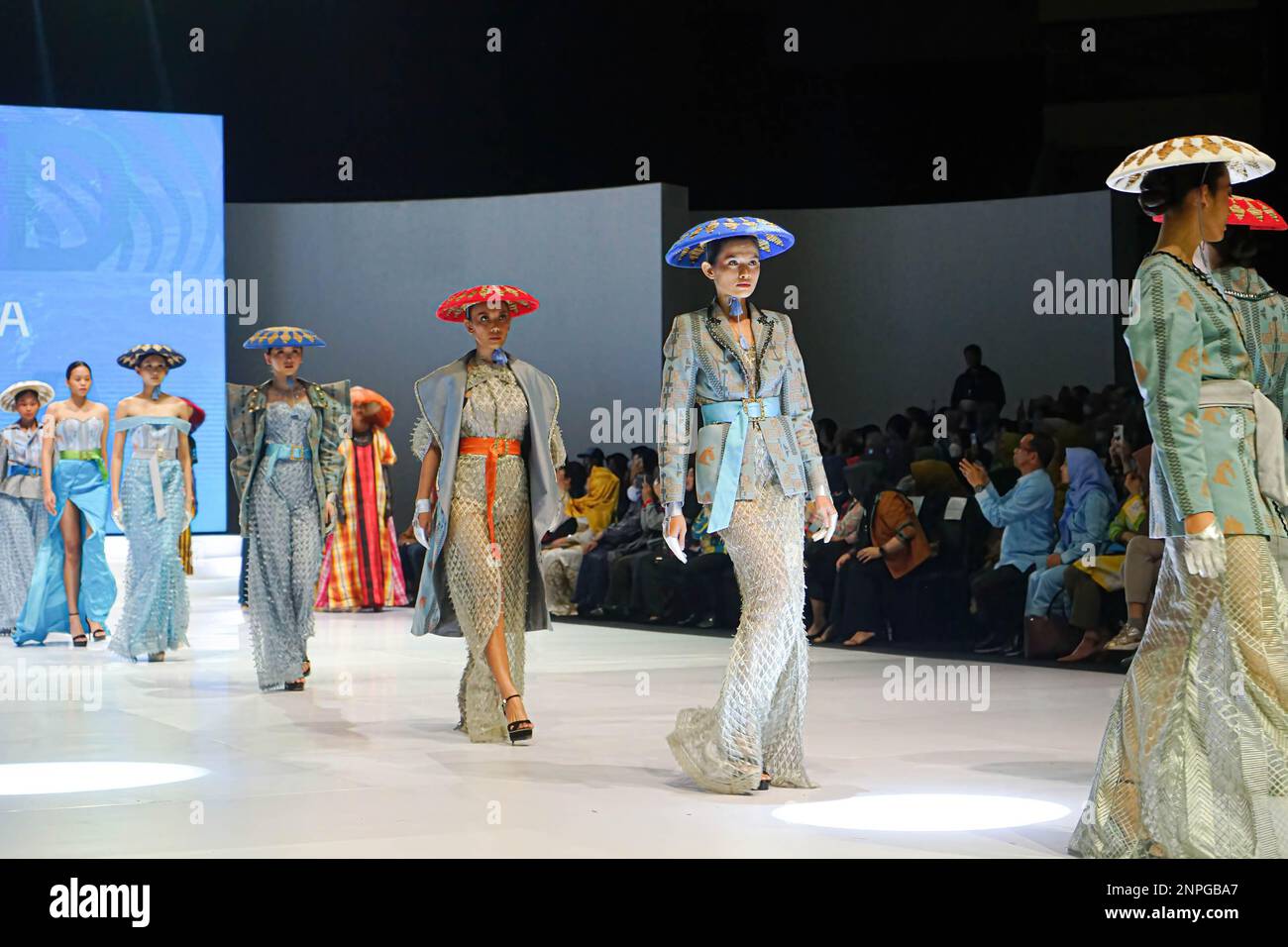 Models showcase fashion from Southeast Sulawesi on the last day of ...