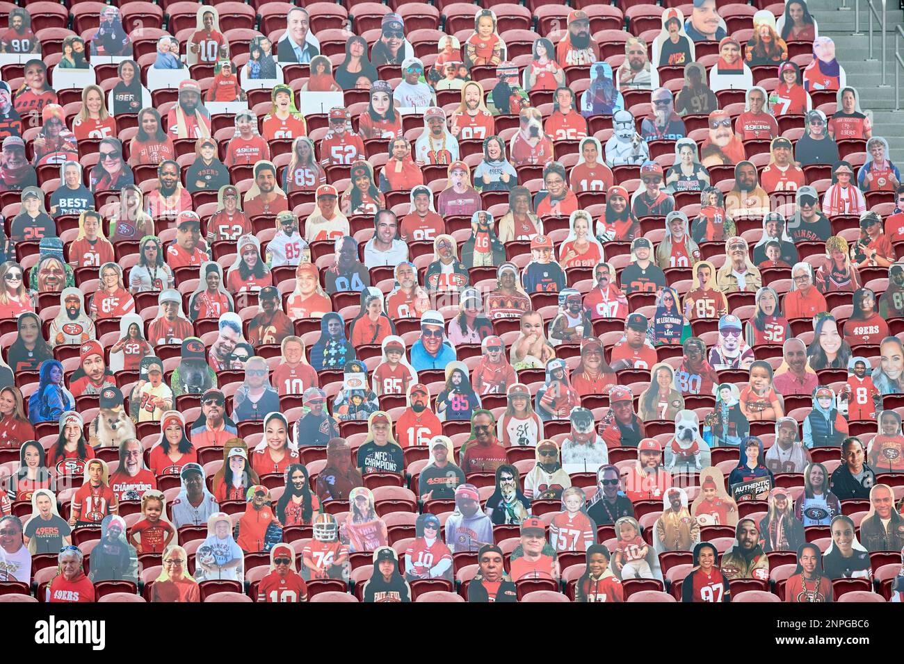SAN FRANCISCO, CA - SEPTEMBER 13: A detail view of cutout boards of fan ...