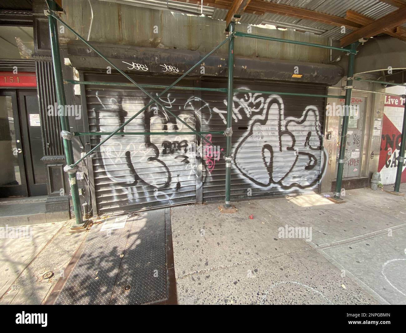 Photo by: STRF/STAR MAX/IPx 2020 9/18/20 A metal gate covered with ...