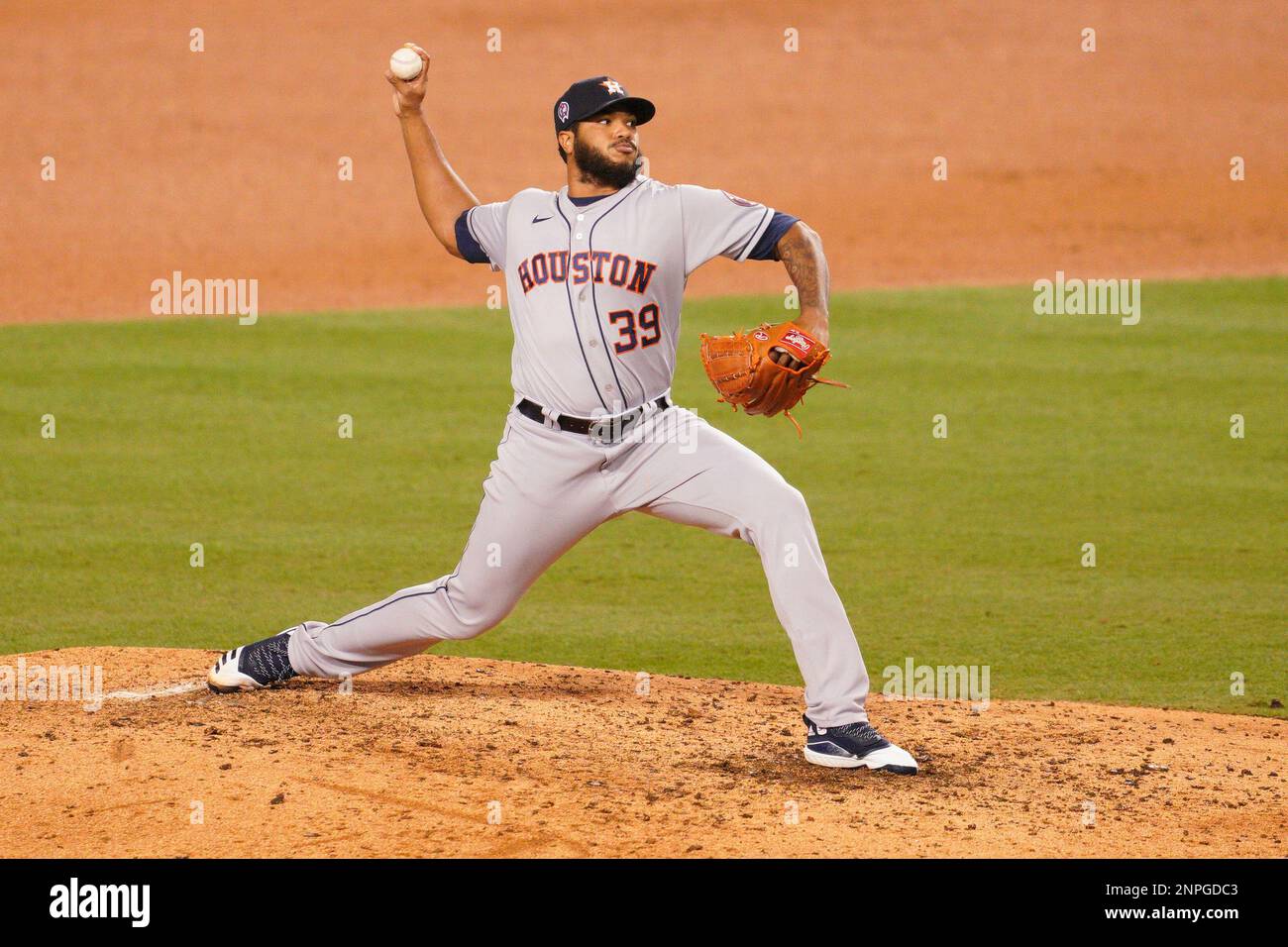 LOS ANGELES, CA - SEPTEMBER 12: Houston Astros pitcher Josh James (39 ...