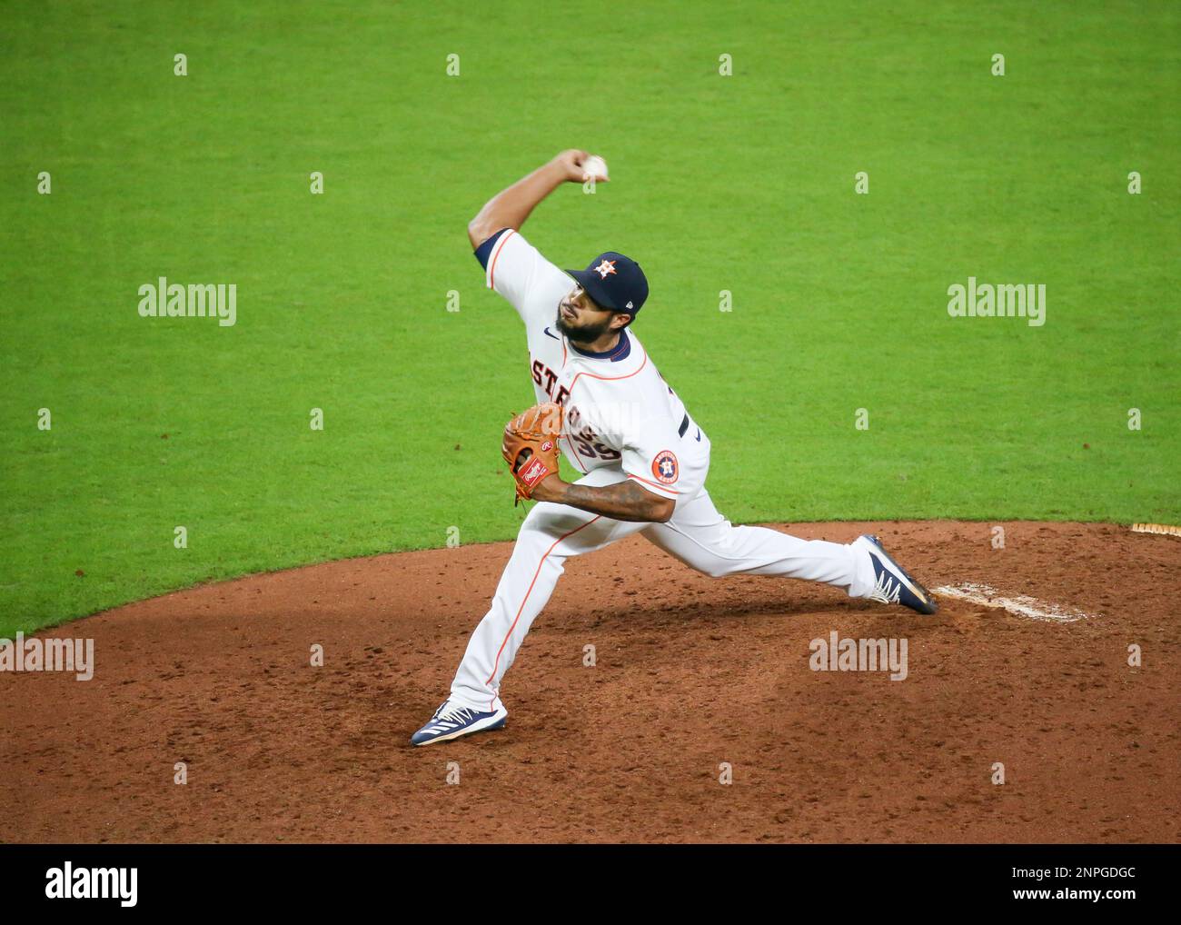 HOUSTON, TX - SEPTEMBER 17: Houston Astros relief pitcher Josh James ...