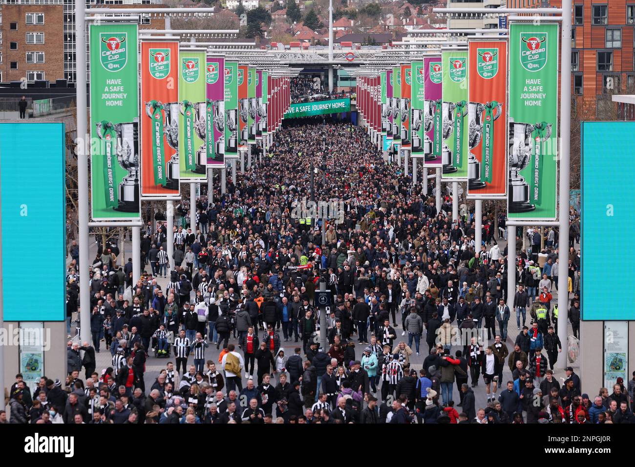 Wembley Stadium, London, UK. 26th Feb, 2023. Carabao League Cup Final ...