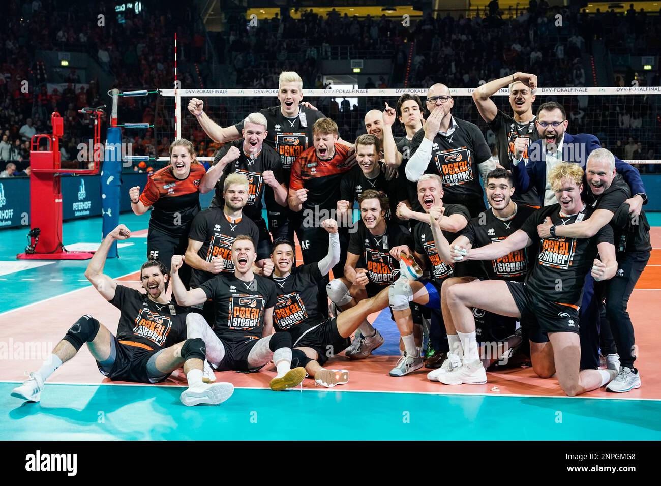 Mannheim, Germany. 26th Feb, 2023. Volleyball, men: DVV Cup, SWD ...