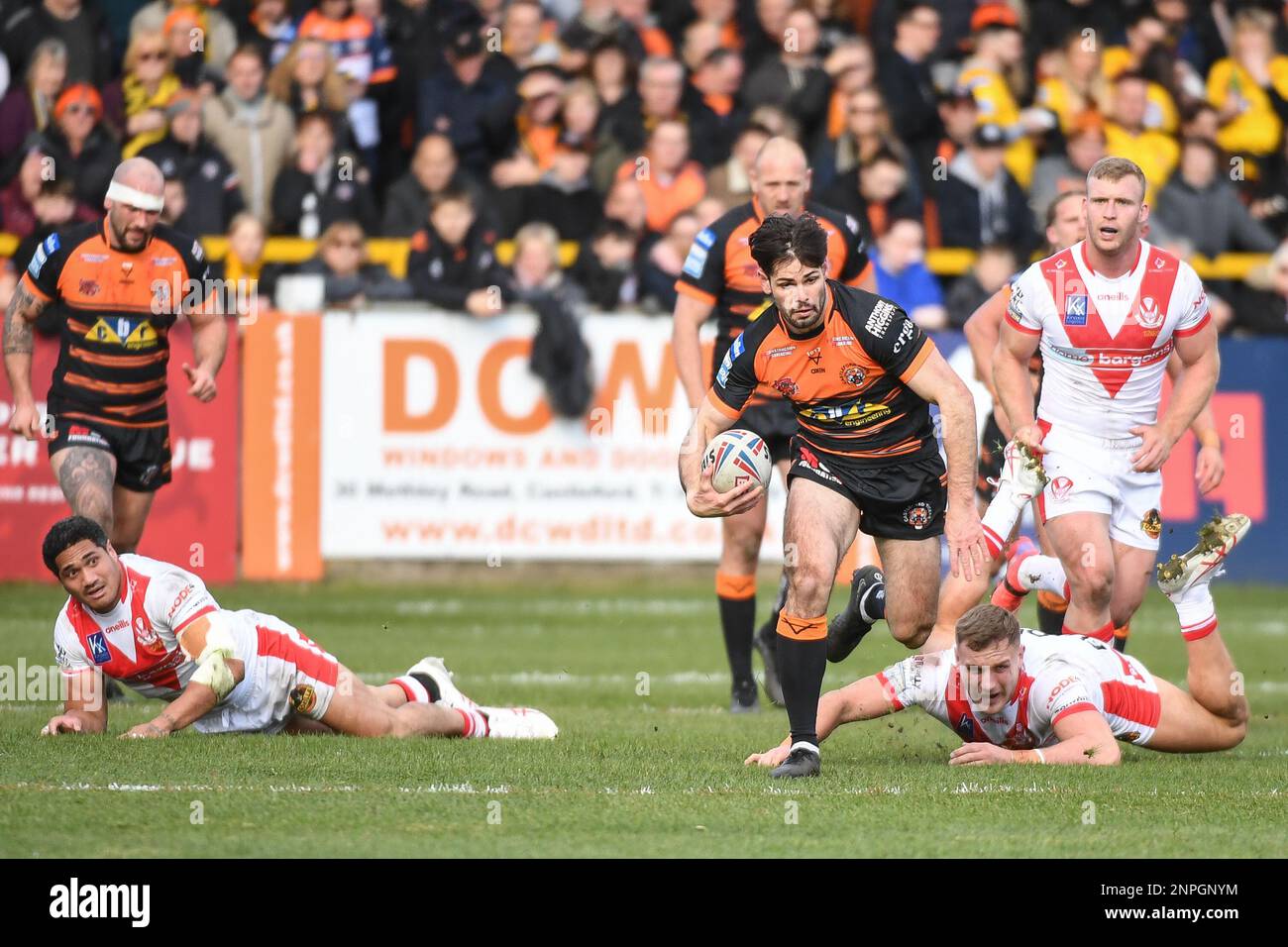 Castleford, England -26th February 2023 - Jake Mamo of Castleford ...