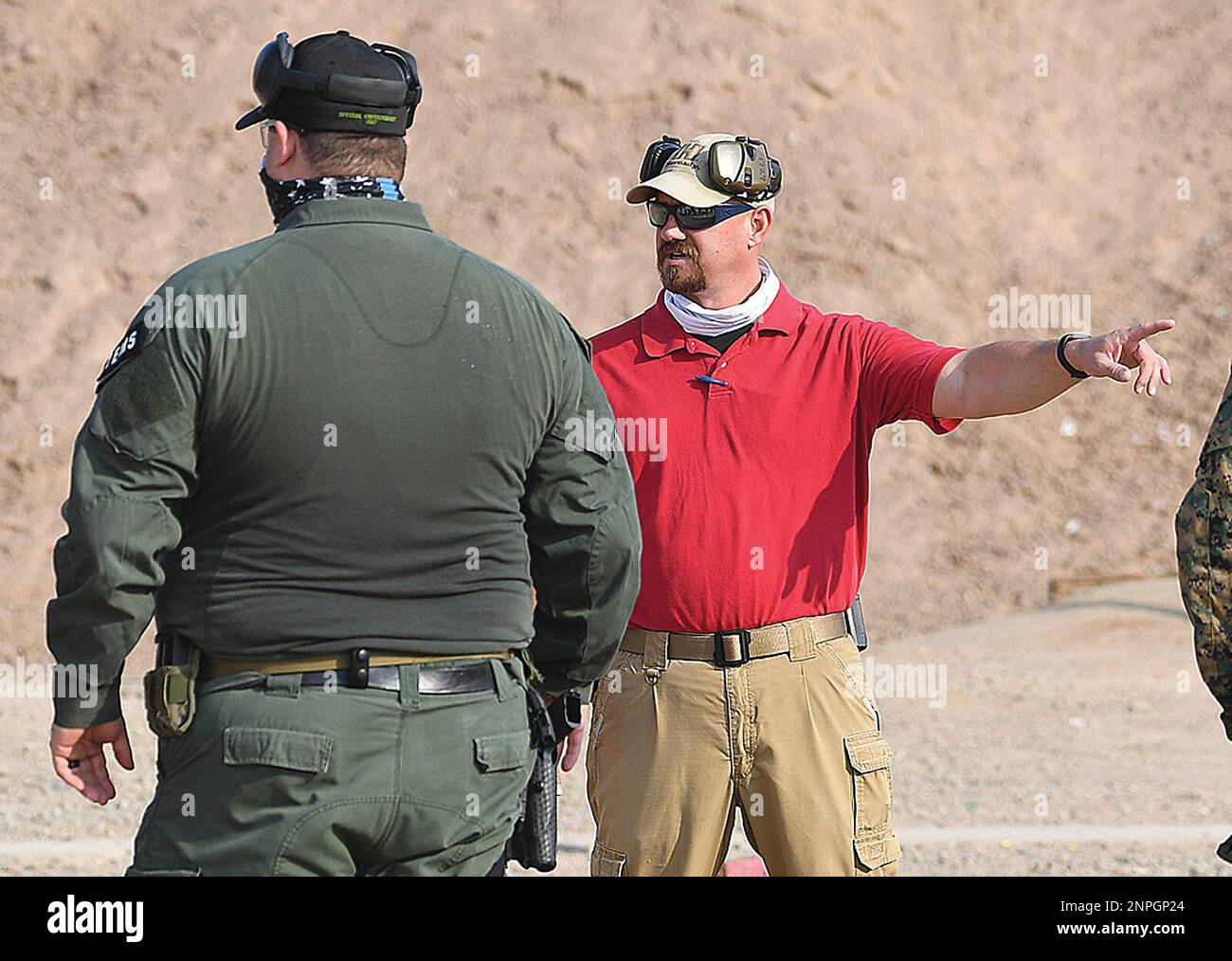 Retired Yuma Police Department officer and chief instructor Nate Dusek ...