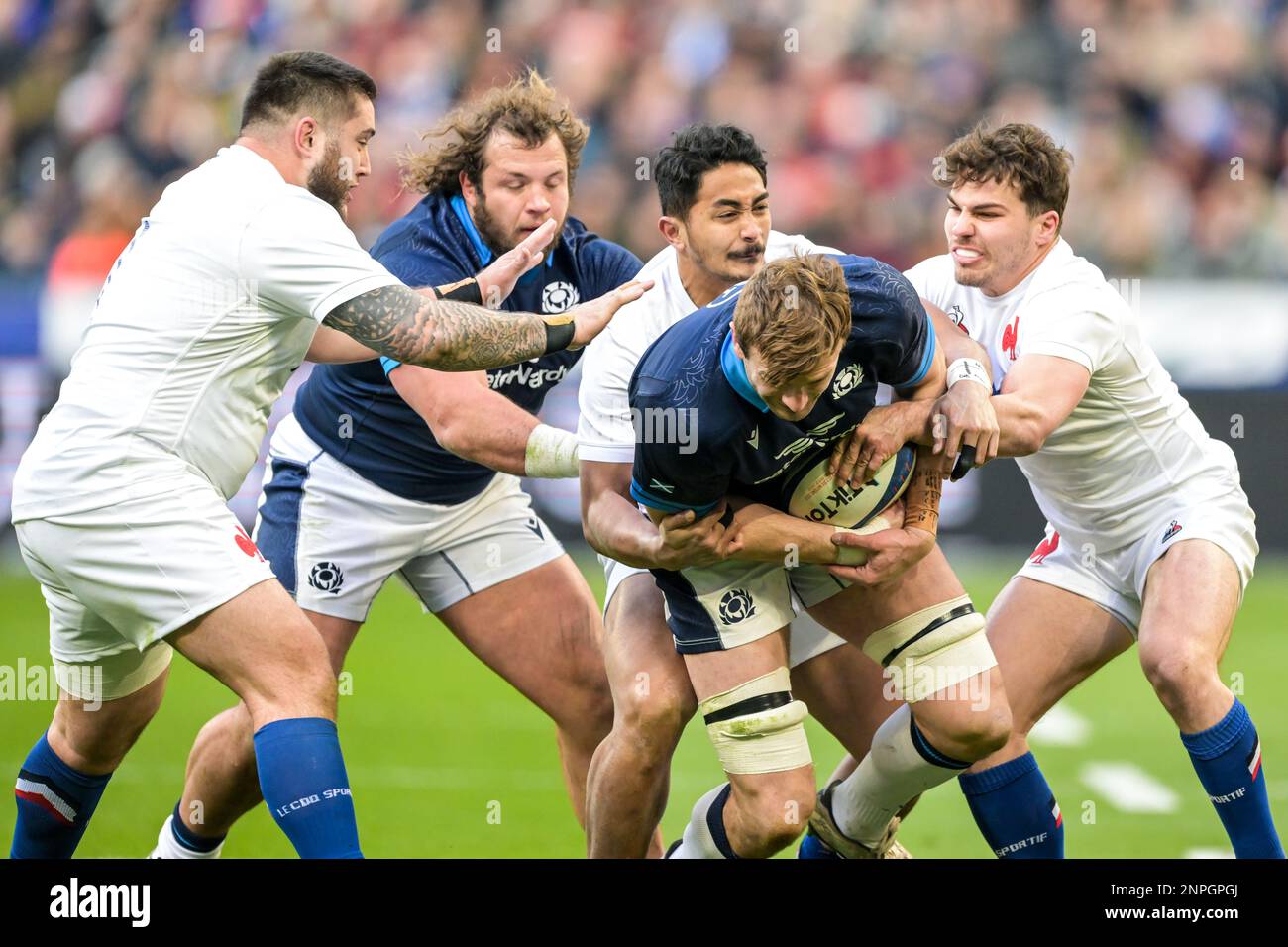 PARIS - Richie Gray of Scotland during the Guinness Six Nations Rugby ...