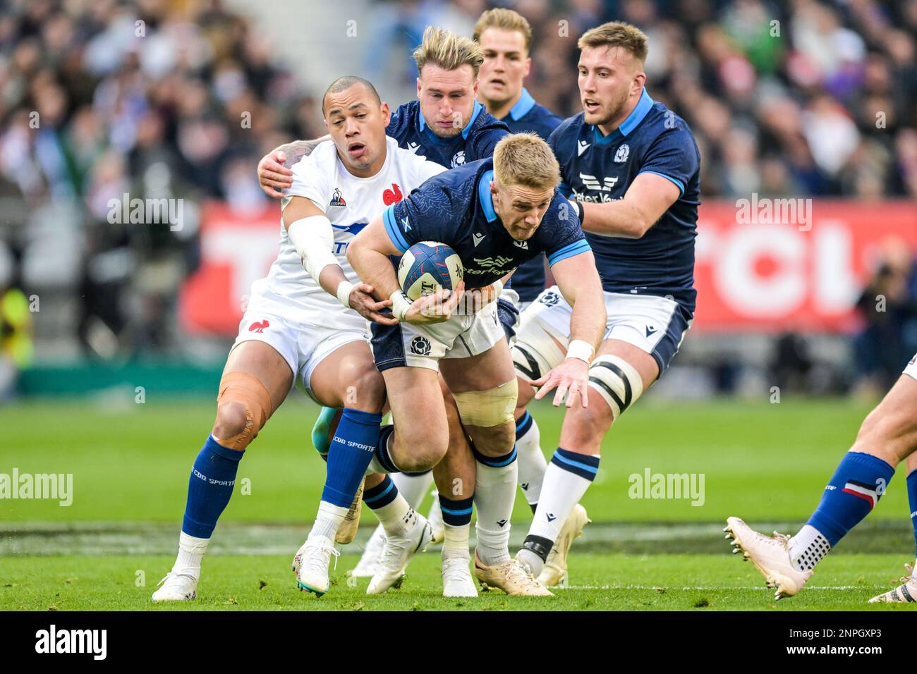 PARIS - Kyle Steyn of Scotland during the Guinness Six Nations Rugby ...