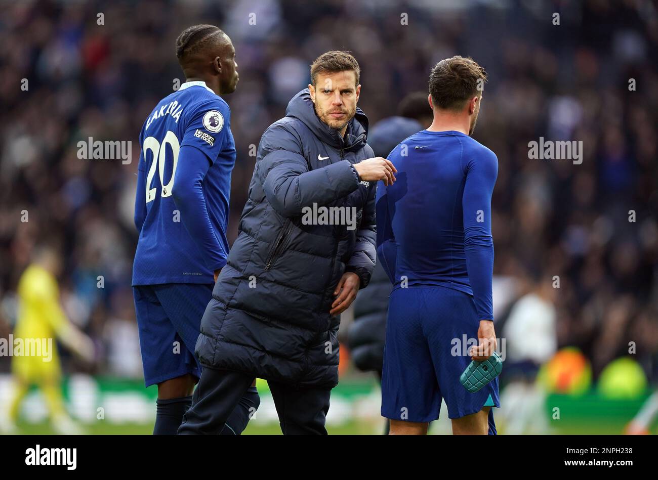 Chelsea’s Cesar Azpilicueta after the Premier League match at the ... Chelsea’s Cesar Azpilicueta after the Premier League match at the ...