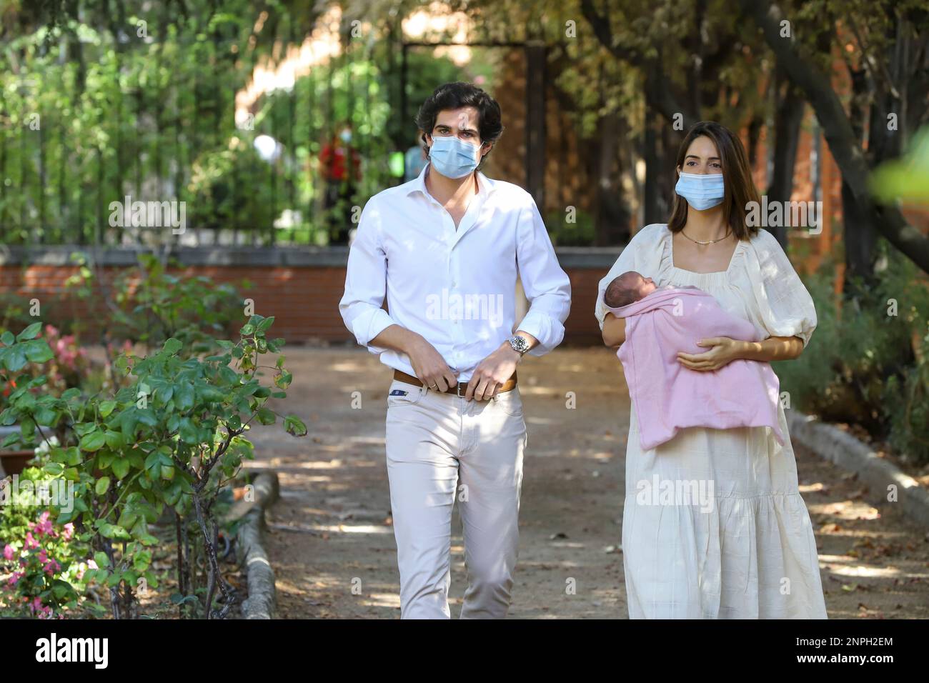 Fernando Fitz-James Stuart and Sofia Palazuelo present their daughter ...