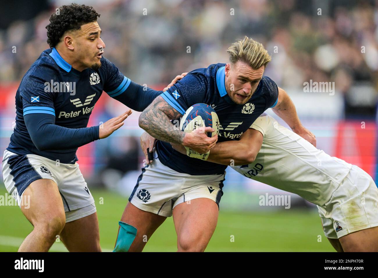 PARIS - Stuart Hogg of Scotland during the Guinness Six Nations Rugby ...
