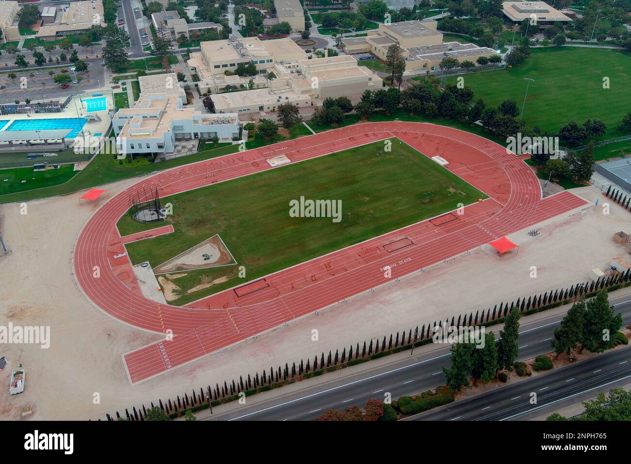 A general view of the Warmerdam Field track on the campus of Fresno ...