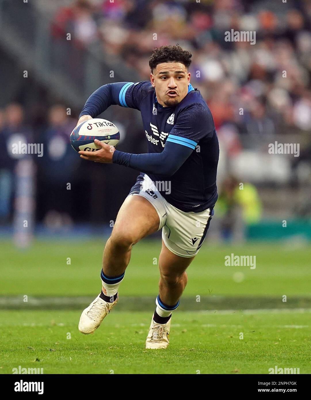 Scotland's Sione Tuipulotu during the Guinness Six Nations match at the ...