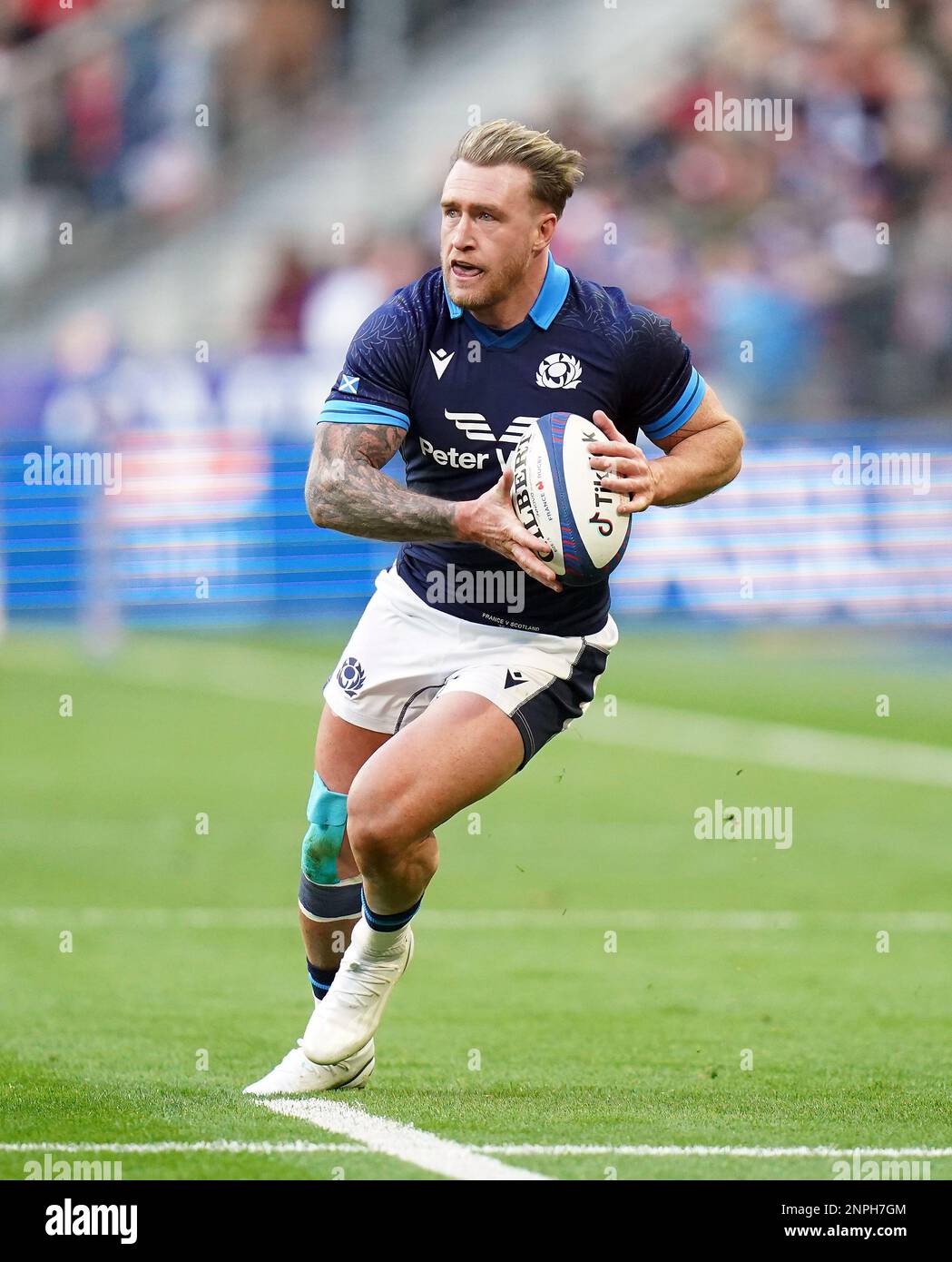 Scotland's Stuart Hogg during the Guinness Six Nations match at the ...