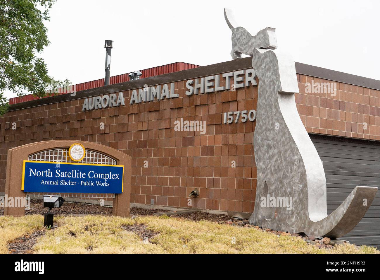 The exterior of the Aurora animal shelter is shown on Tuesday, Sept. 8 ...