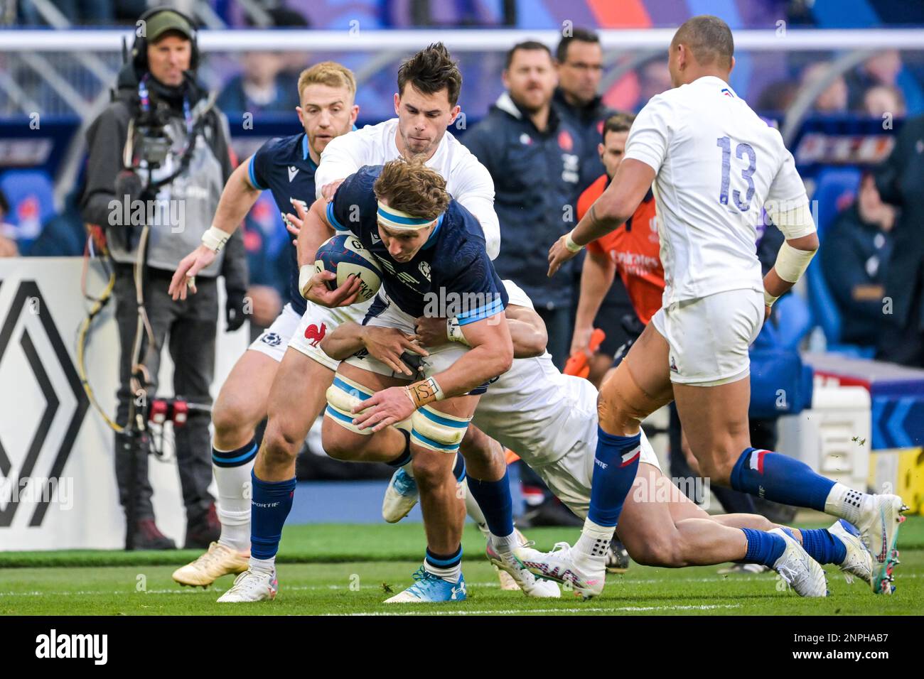 PARIS - Jamie Ritchie of Scotland during the Guinness Six Nations Rugby ...
