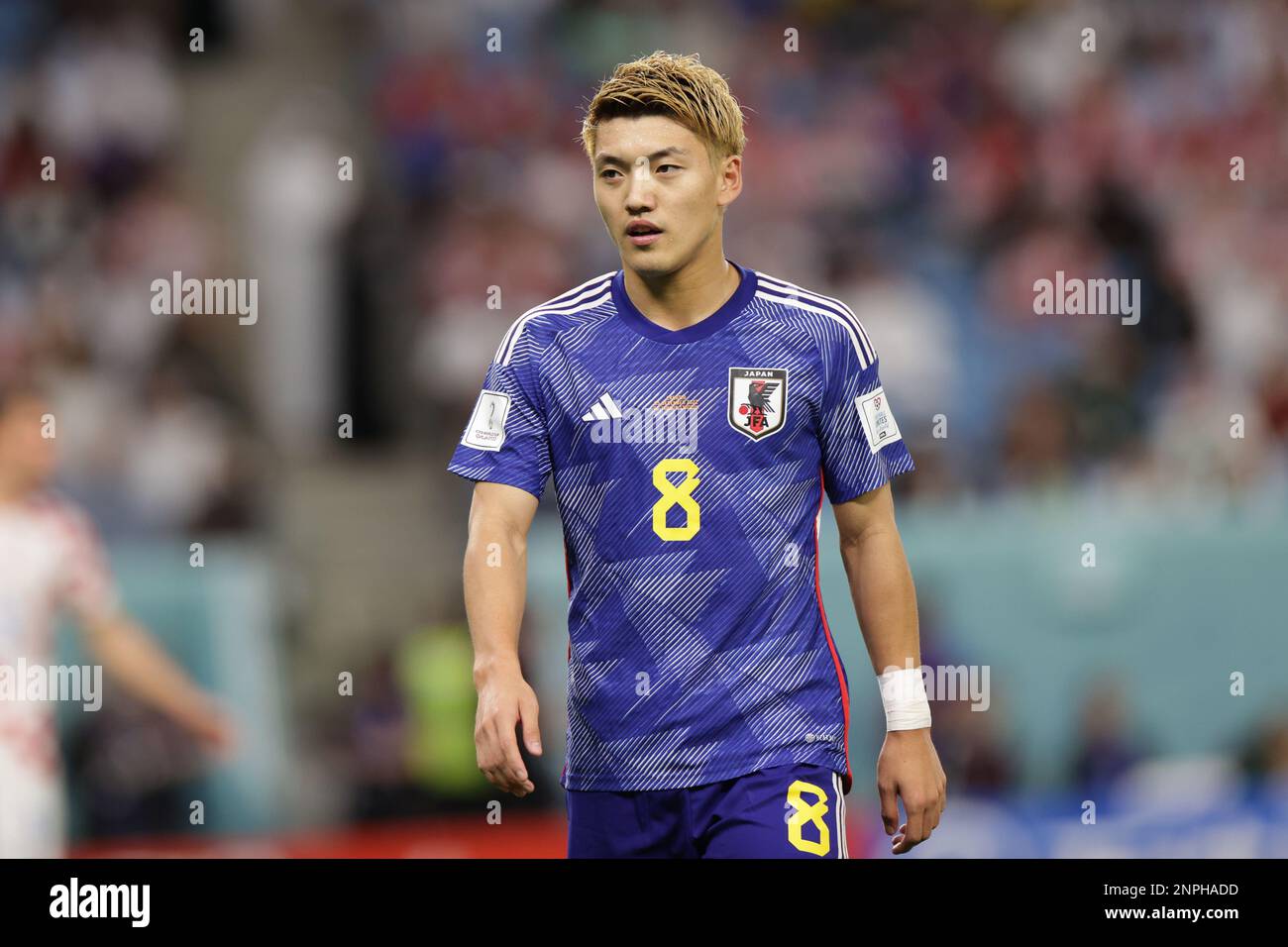 Ritsu Doan of Japan seen during the FIFA World Cup Qatar 2022, Round of ...