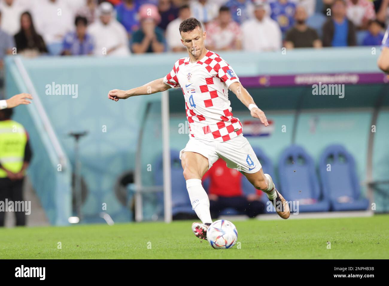 Ivan Perisic of Croatia in action during the FIFA World Cup Qatar 2022 ...