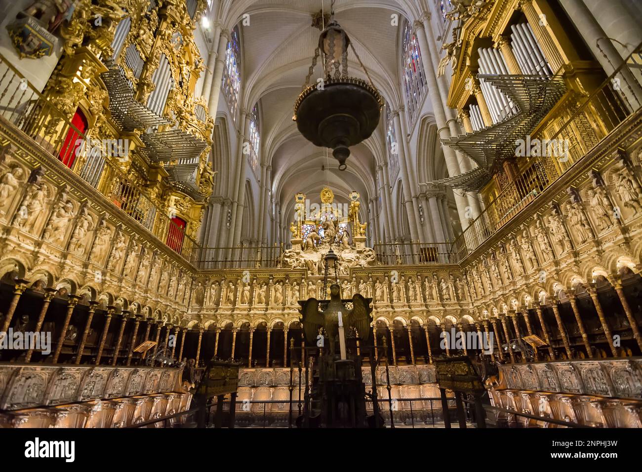 The Choir inside Toledo Cathedral, Spain Stock Photo - Alamy
