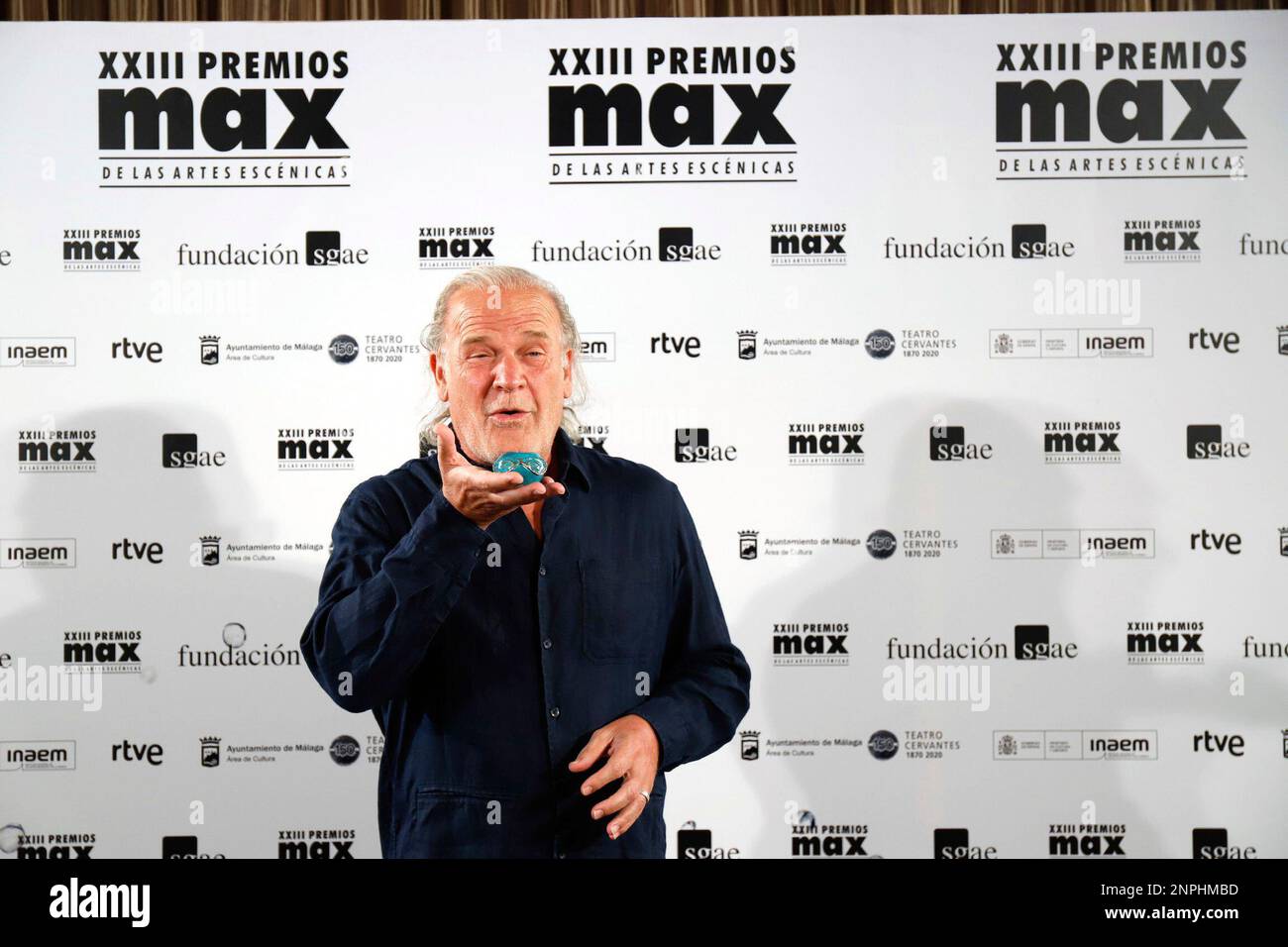The actor Lluis Homar poses on his arrival at the gala of the XXIII Max ...