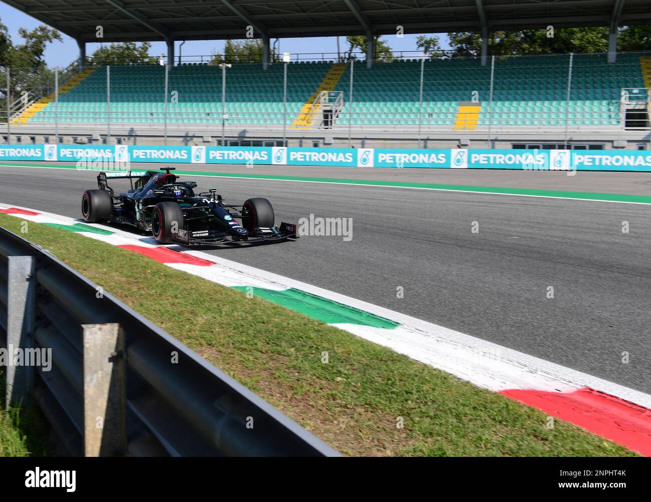 Mercedes driver Lewis Hamilton of Britain steers his car during the ...
