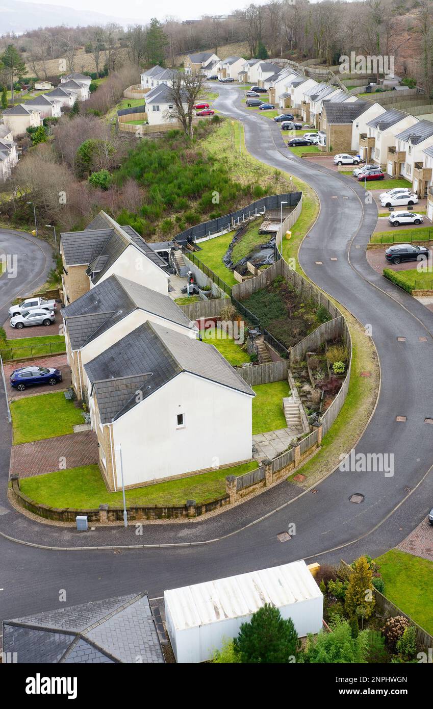 New housing development building houses for increased demand in rural ...