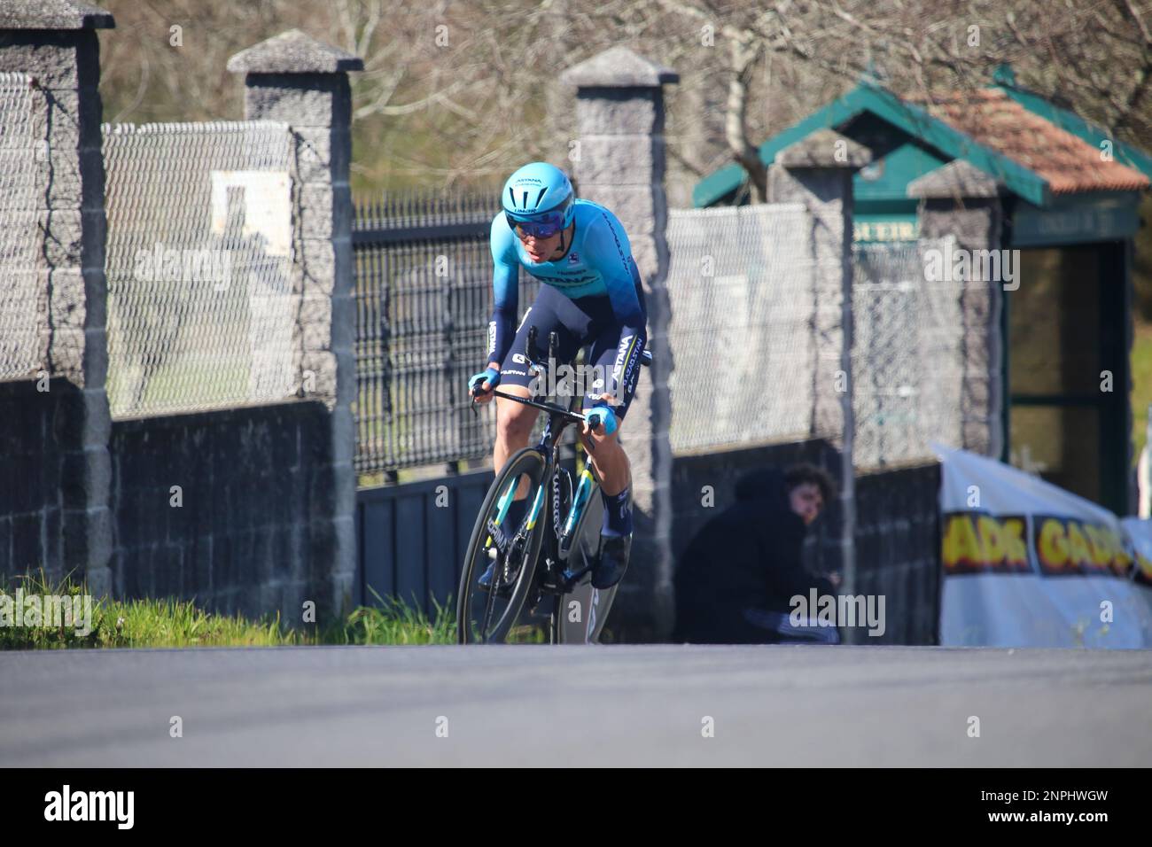 Teo, Spain. 26th Feb, 2023. Teo, SPAIN:: Astana Qazaqstan Team rider ...