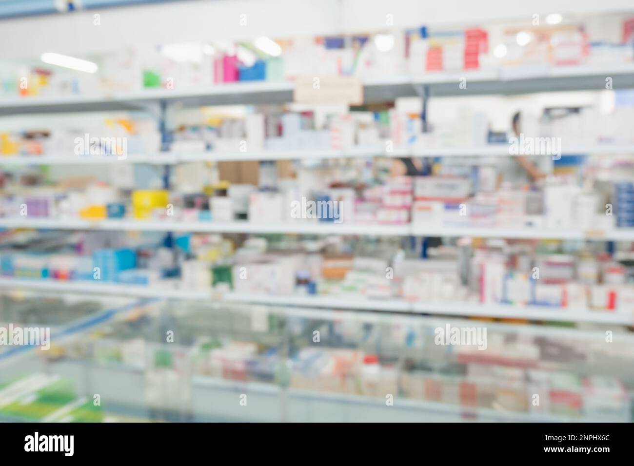 pharmacy drugstore shop interior with medicines vitamins supplement and ...