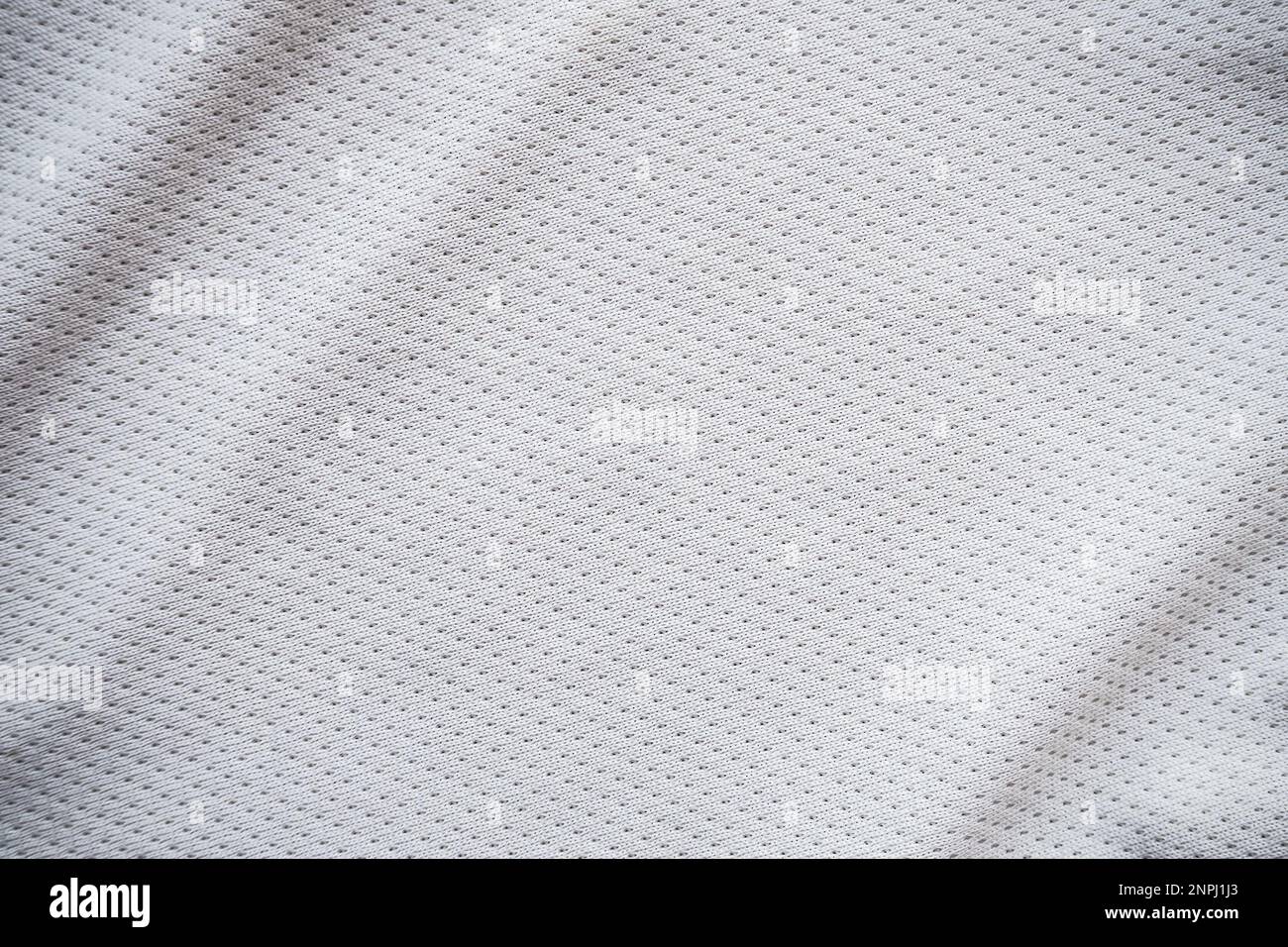 White sports jersey fabric texture background Stock Photo - Alamy