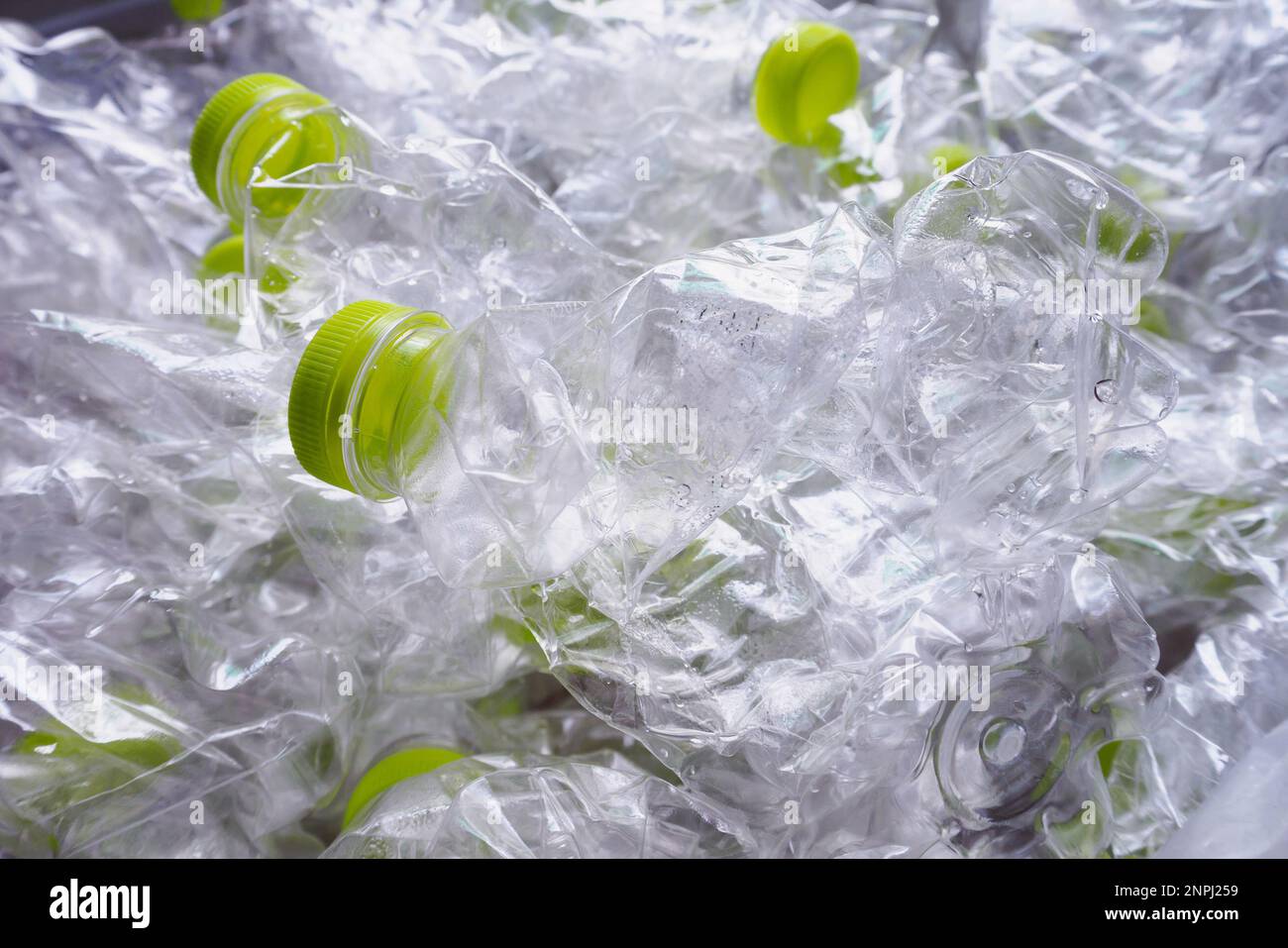 plastic bottles recycle background concept Stock Photo - Alamy