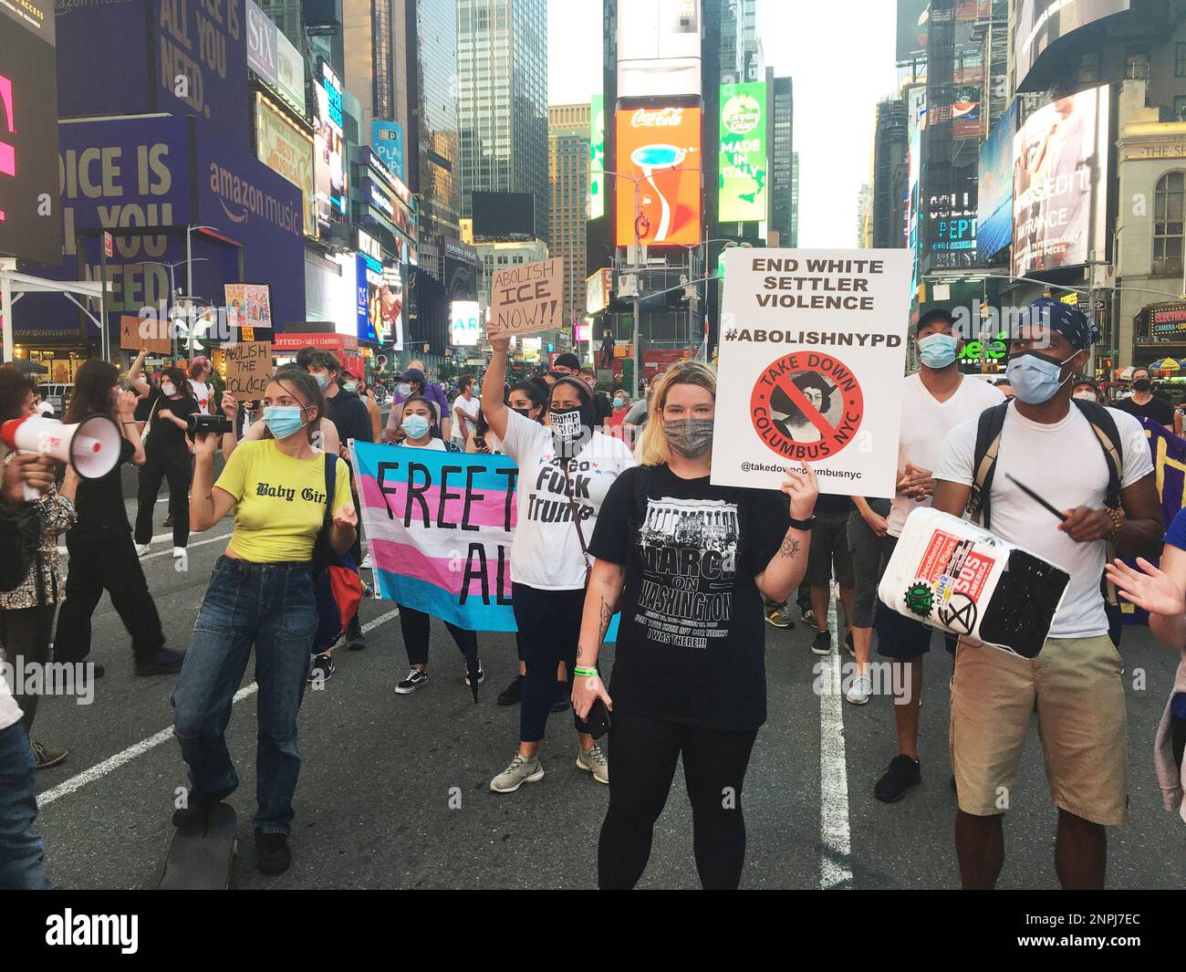 Photo by: STRF/STAR MAX/IPx 2020 9/2/20 An 'Abolish ICE' Protest is ...