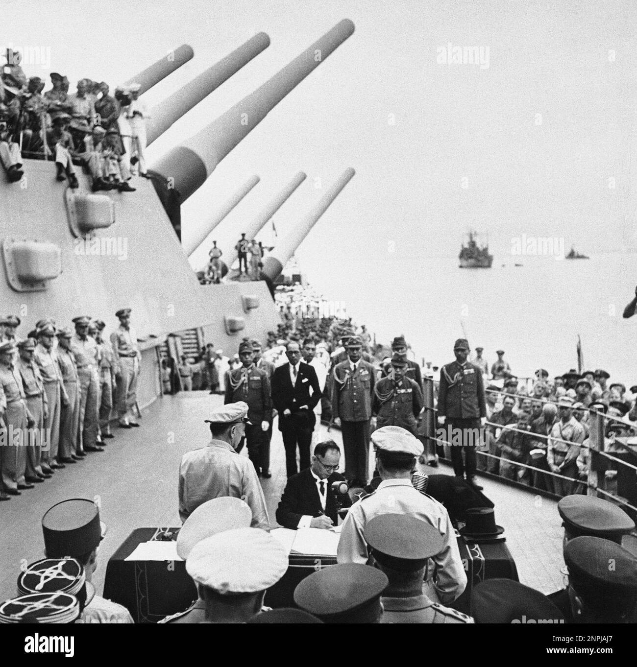 FILE- In this Sept. 2, 1945, file photo, Japanese Foreign Minister ...