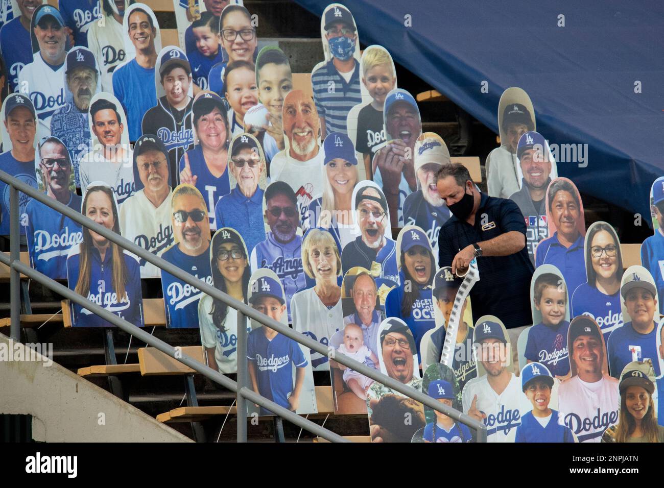 LOS ANGELES, CA - SEPTEMBER 01: An Major League Baseball authenticator ...