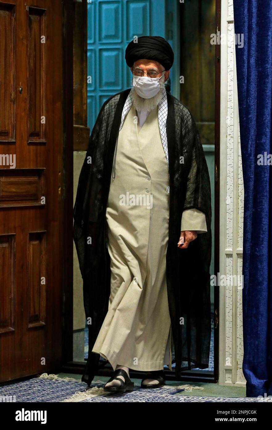 In this picture released by the official website of the office of the ...