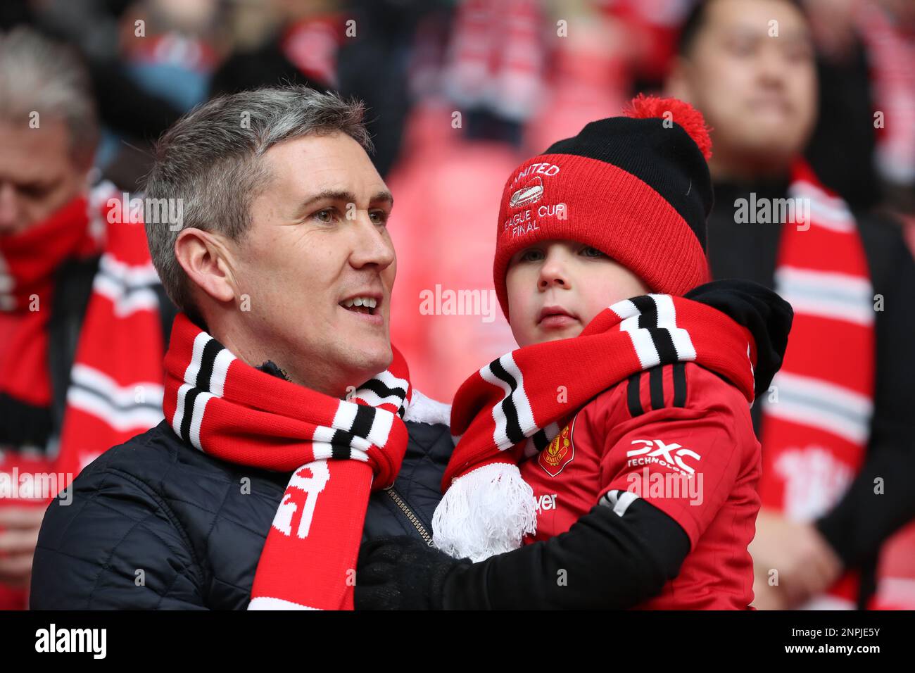 Wembley Stadium, London, UK. 26th Feb, 2023. Carabao League Cup Final Football, Manchester ...