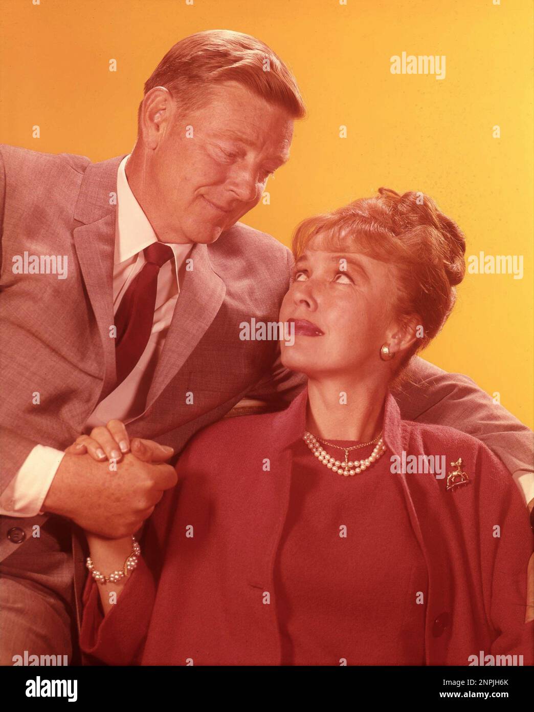 PAUL LANGTON and MARY ANDERSON 1964 Portrait in US TV Series PEYTON ...