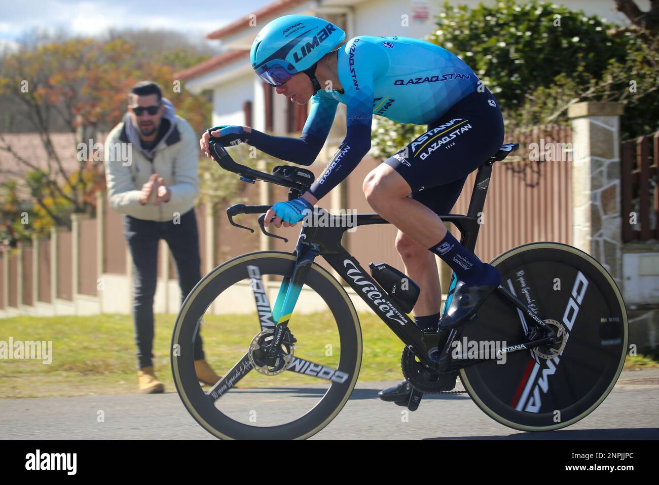 Teo, Galicia, Spain. 26th Feb, 2023. Teo, SPAIN: Astana Qazaqstan Team ...