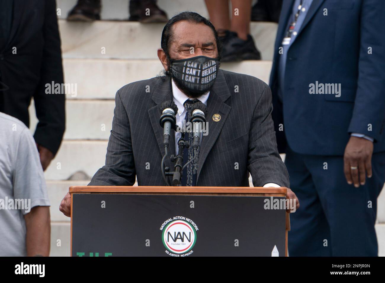 Rep. Al Green, D-Texas, speaks during the March on Washington, Friday ...